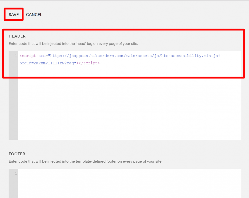 Squarespace Accessibility Enabler Installation Guide