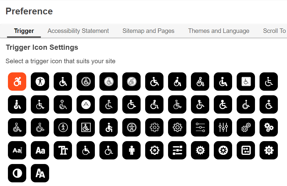 How to change the icon of the trigger? | HikeOrders